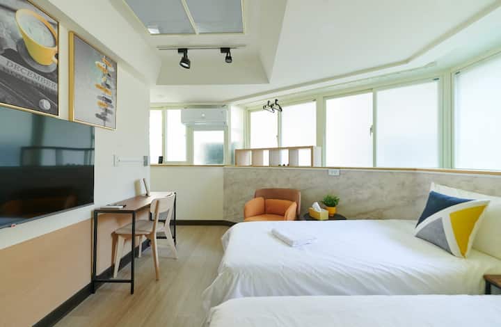 Tpe Ximen Private Studio, 2 Beds, W/ Lift! - Zhongzheng District