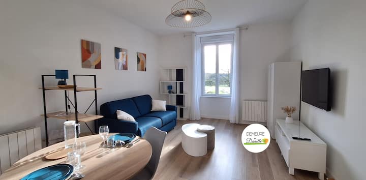 Studio Chaleureux Avec Vue Jardin - Mayenne
