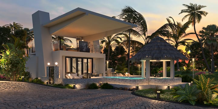 Luxury Bungalow - Private Infinity Pool - Firepit - Turks and Caicos Islands