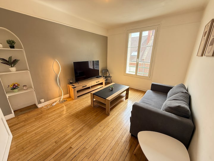 Chez Rami - Charmant T3 - Rue Jacoby - ibis Styles Beauvais