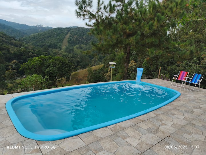 Refúgio Som Das ÁGuas.38km De Floripa.wifi.piscina - Águas Mornas