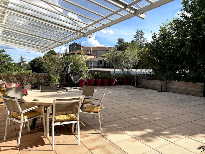 Double Appart Avec Terrasse - Aubenas