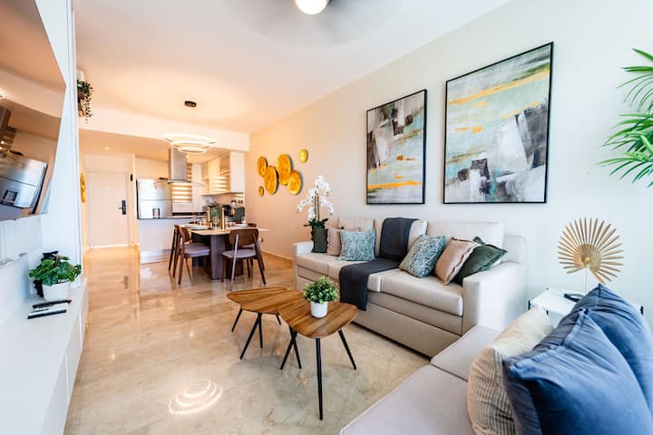 Bright 2br Terrace · Pool & Golf Views | Cana Rock - Punta Cana
