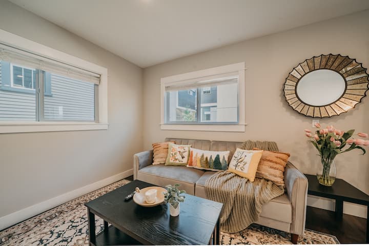 Airy 3b2.5b Nest In Central Seattle/ Ac / Parking - Seattle