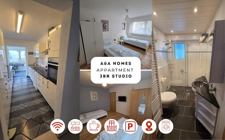 Geräumige Monteursunterkunft Mit Wlan Und Smart Tv - Karlsruhe
