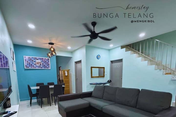 Homestay Bunga Telang @Mengkibol - 居鑾