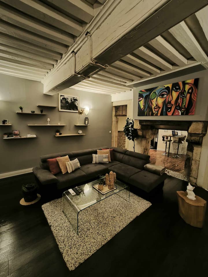 Le Boho Loft & Jacuzzi - Chalon-sur-Saône