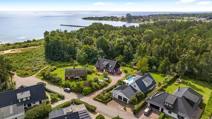 Luxury Pool Villa 100m To Beach - Halmstad