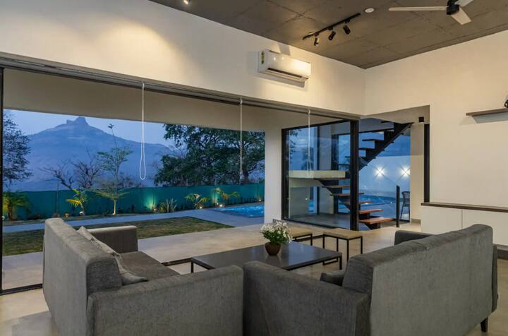 3 Bedroom Pool Villa With Skylight Near Morbe Dam - Matheran