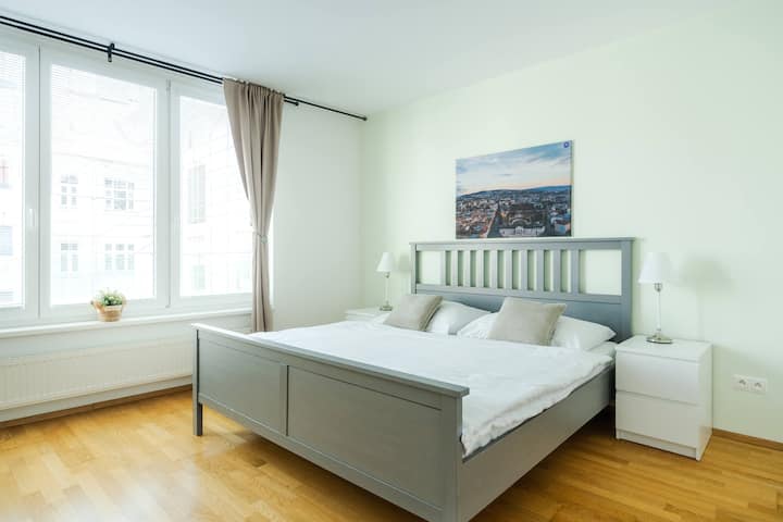 Downtown Apartment W/ Balcony, 3pax, Free Parking - Bratislava