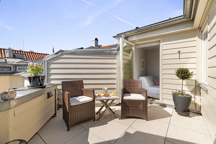 Unique 2br Penthouse  W/ Private Terrace In Oslo - Oslo