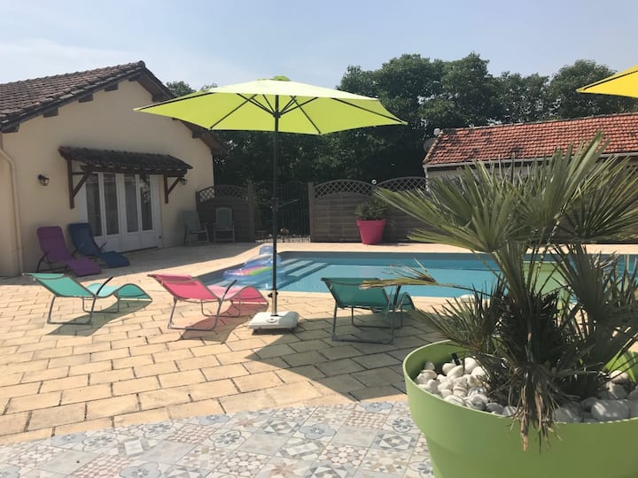 Superbe Gîte Piscine Jacuzzi - Monflanquin