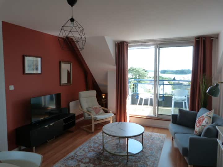 Appart. Vue Panoramique Sur Le Golfe Du Morbihan - Port Blanc