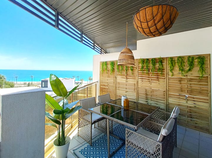 Alkan Suites Con Terraza En 1º Línea Y Piscina - Aguadulce