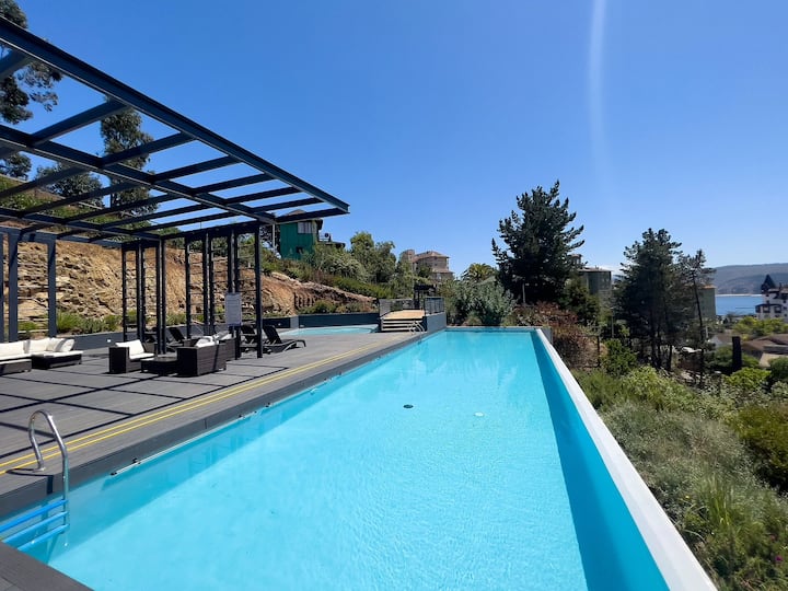 Dream Escape: Beach, Views & Pool - Zapallar