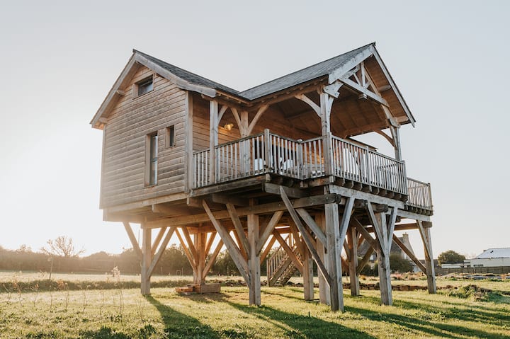 Cabane Premium Sur Pilotis - Plouescat