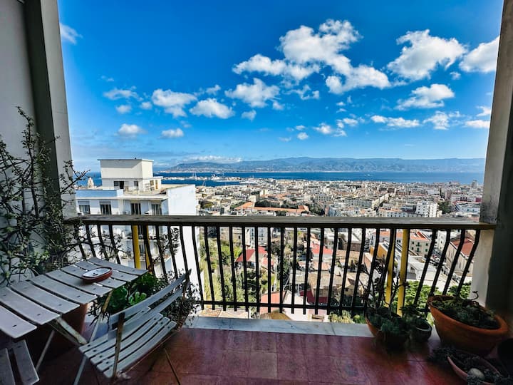 Panoramic House , Centro , Vista Mare, Sicily - Messina