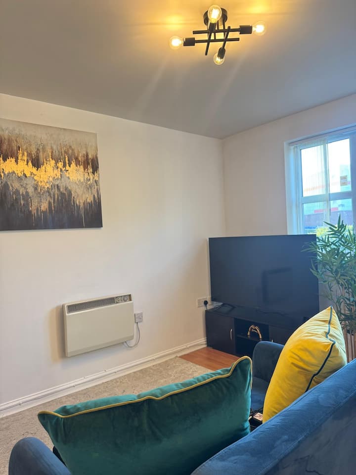 Stylish 2br Apt Near Etihad & Co-op Live Arena - Manchester