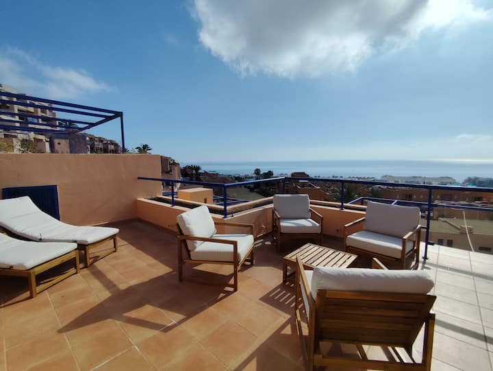 Apartment With Sea Views, Indoor & Outdoor Pools - Mojácar