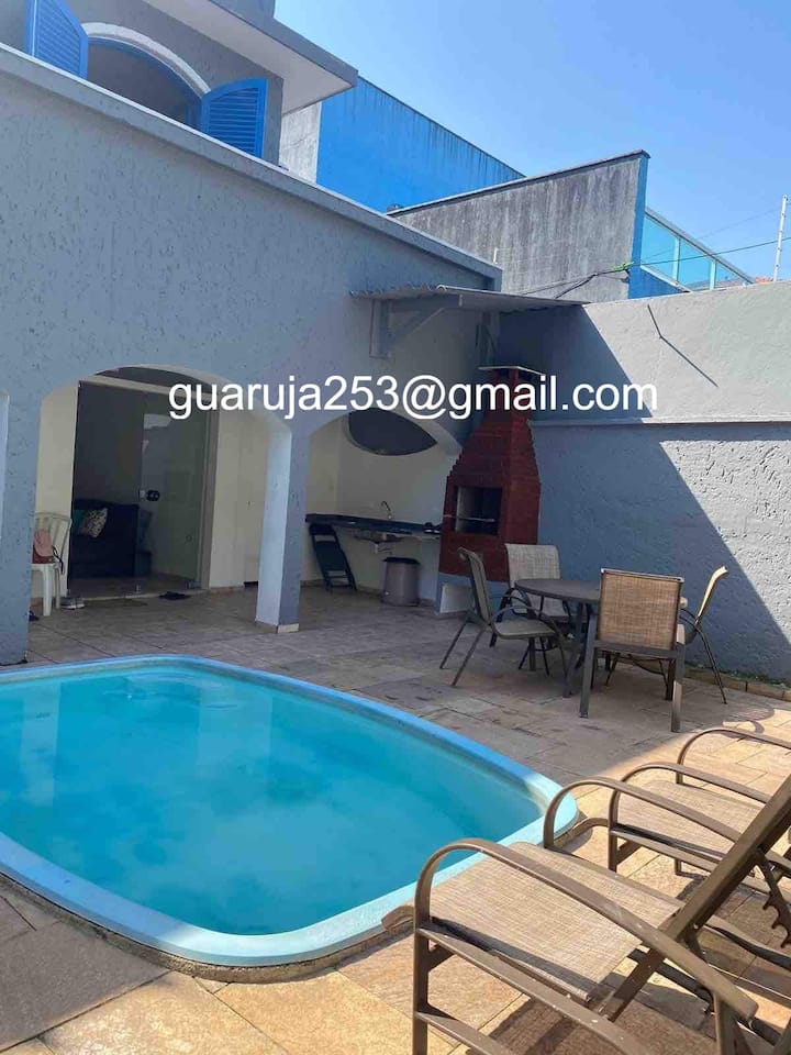 Belle Maison Près De La Plage D’enseada - Guarujá