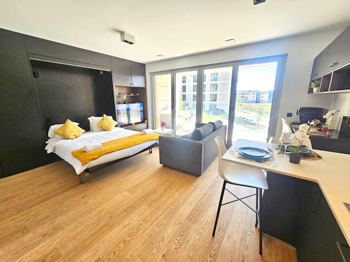 Stylish Studio In Lux City W Terrace&parking - 룩셈부르크