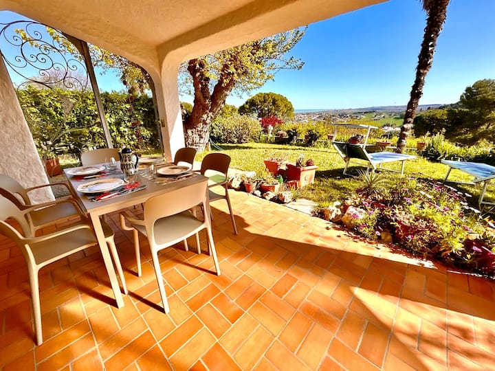Villa Margherita, Con Giardino, Vista Mare E Wifi - Sirolo