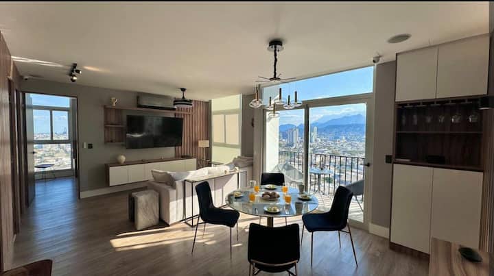 Elegante Departamento En Torre Aluna, Centro Mty - Monterrey