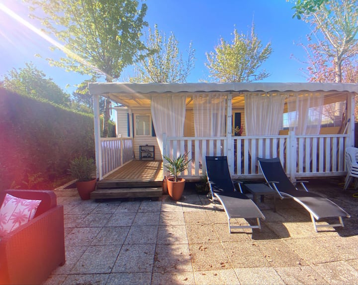 Mobil Home Au Camping Lou Galip - Sanguinet