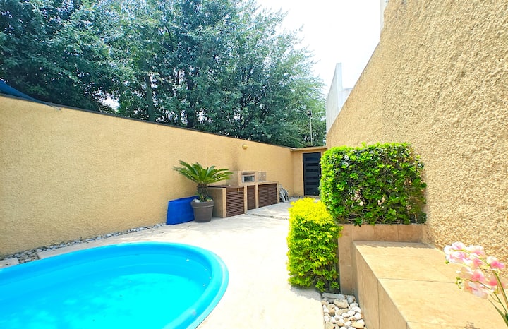 Lovely 3-bedroom Home With Pool + Parking + Grill - San Nicolás de los Garza