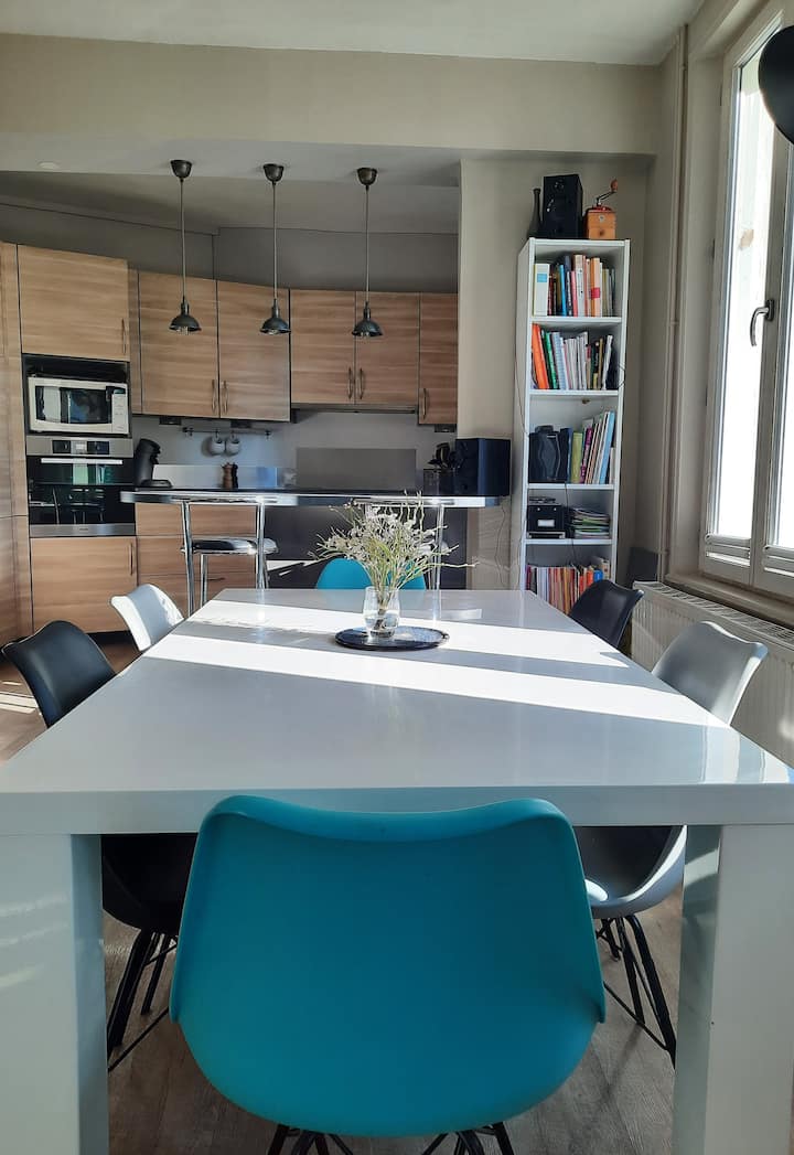 Duplex Familial Avec Terrasse - Fécamp Centre - Yport