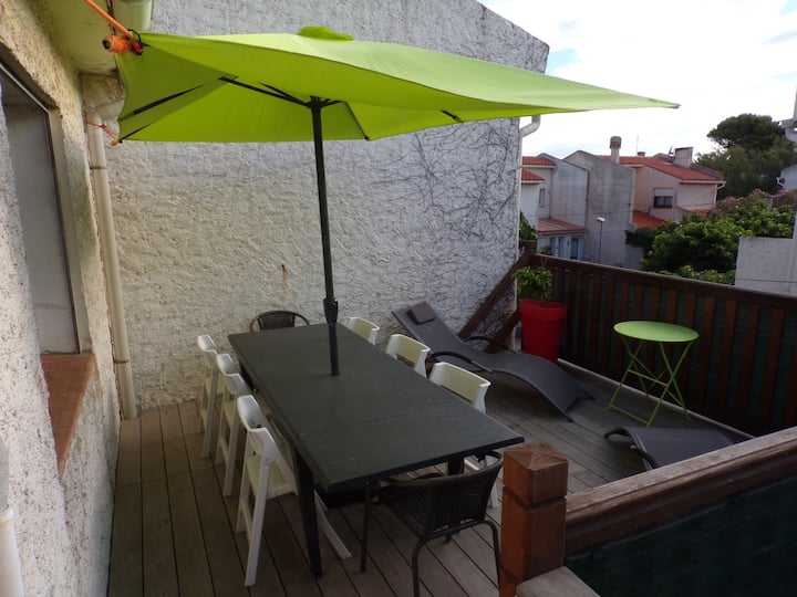 Appart6adultes 3enfants 150m Mer - Saint-Pierre-la-Mer