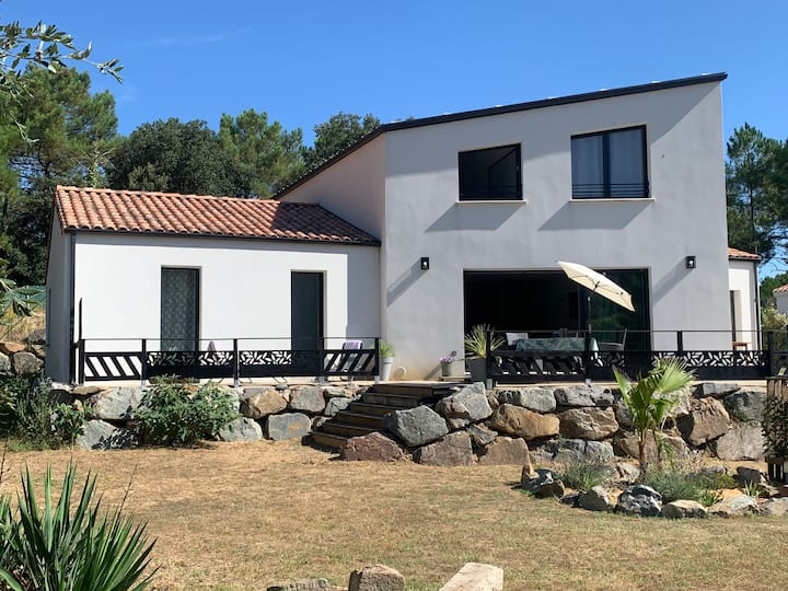 Maison D'architecte Pour 6 - Plage & Calme, Wifi - Grues