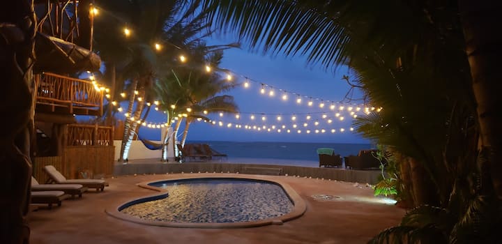 5 Bdr , Beach Front Villa, Puerto Morelos, Cancun - Puerto Morelos