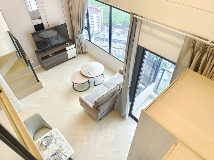 C22c/全新loft豪华公寓/rama9/高空无边泳池/健身房 - Bangkok