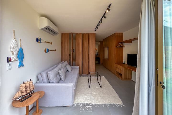 Studio Em Condo Resort A Beira-mar Em Japaratinga - Japaratinga