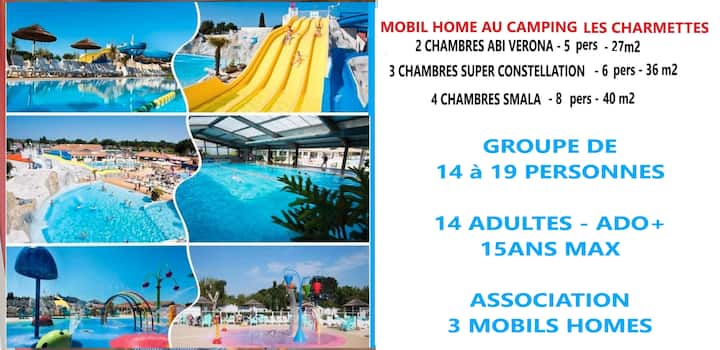 Groupe 14 à 19 Pers  (14 Adultes / Ado+15ans Max) - Vaux-sur-Mer