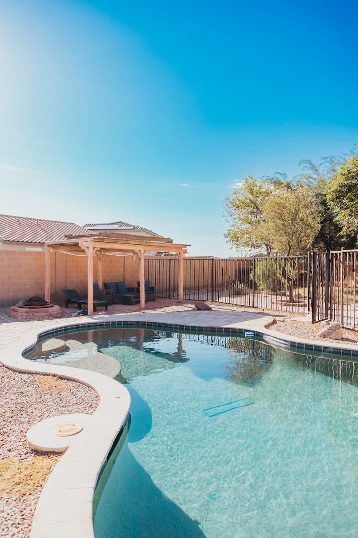 4br Desert Resort/large Yard/private Heated Pool - Casa Grande, AZ