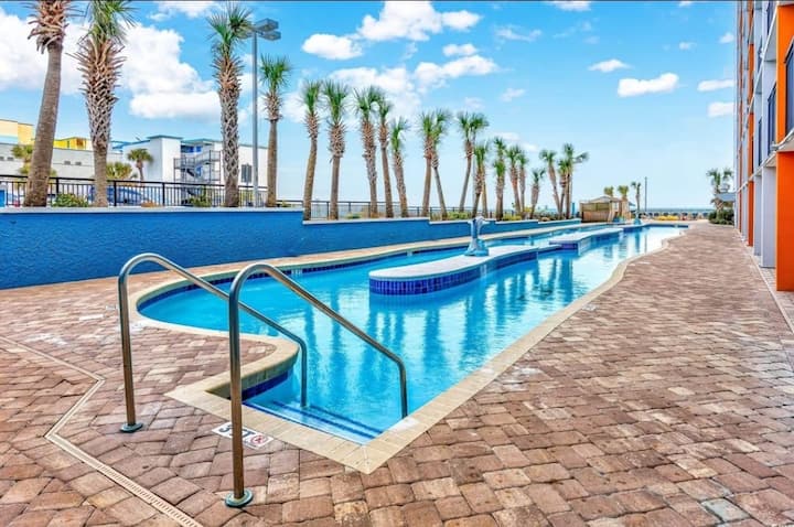 La4 Great Studio On The Beach + Pool - 默特爾比奇