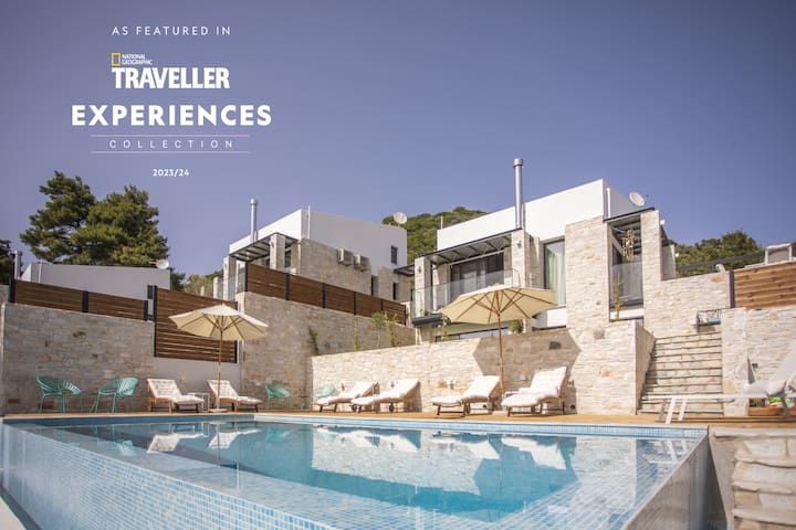 Villa De Luxe 3 Chambres Avec Piscine, Skiathos - 스키아토스