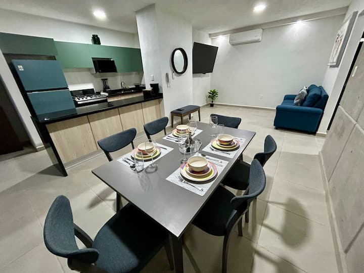 Depto. A 1 Cuadra De Playa, Tiendas, Restaurantes - Boca del Río