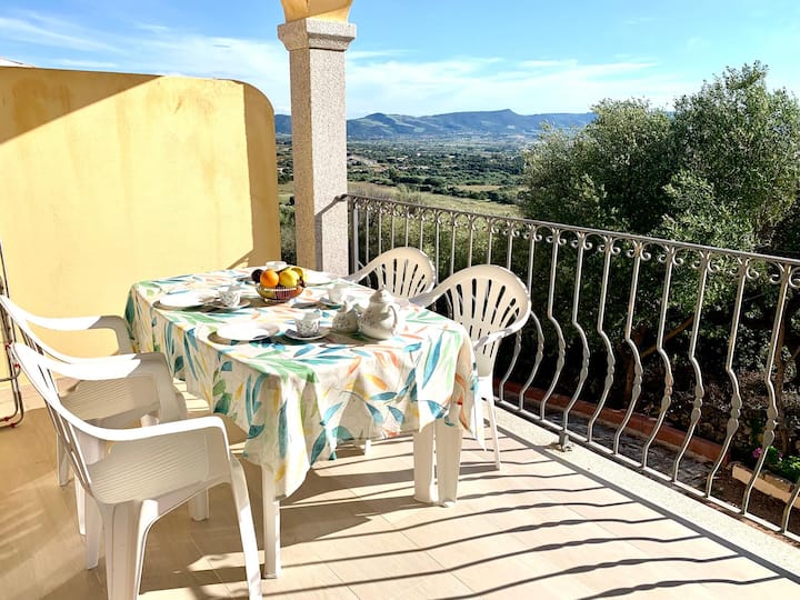 Casa Elicriso-veranda Vista Mare - Badesi