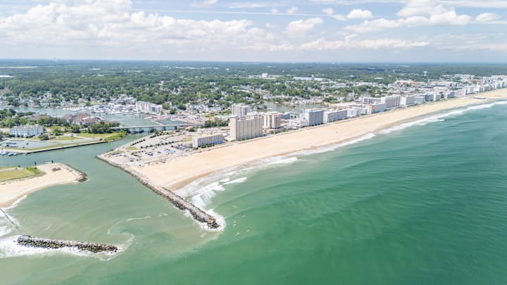 New! Oceanfront Condo / Beach / Pool/jet Ski /Boat - 버지니아비치