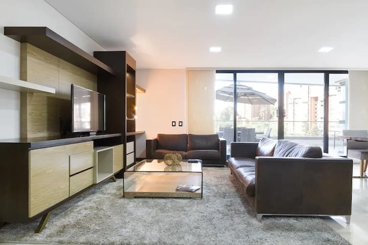 201 Terraza Espaciosa Con Vista Y Bbq En Poblado - Medellín