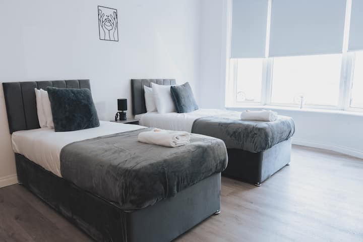 Spacious 3br House Near Hampden | Free Parking - Glasgow
