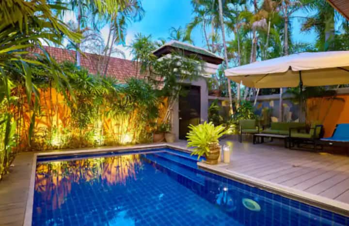 #03 Bali-style 3bed Luxury Pool Villa Near Beach! - Pattaya City