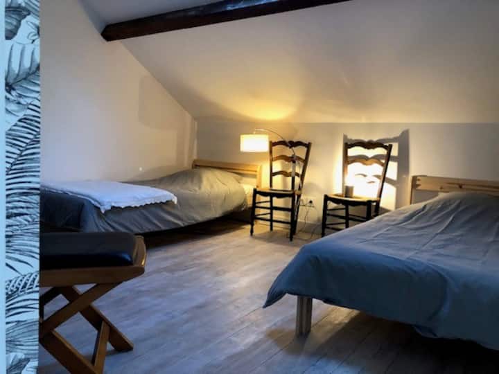 Chambre Pour 2 Pers - 2 Ou 1 Lit - Tulle