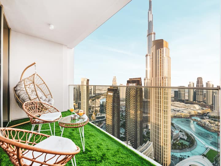 Pano Burj Khalifa And Fountain View, High Floor - Dubaï