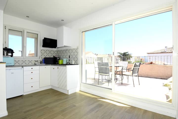 Appartement Clime, Terrasse, Piscine, Bord De Mer - Le Barcarès