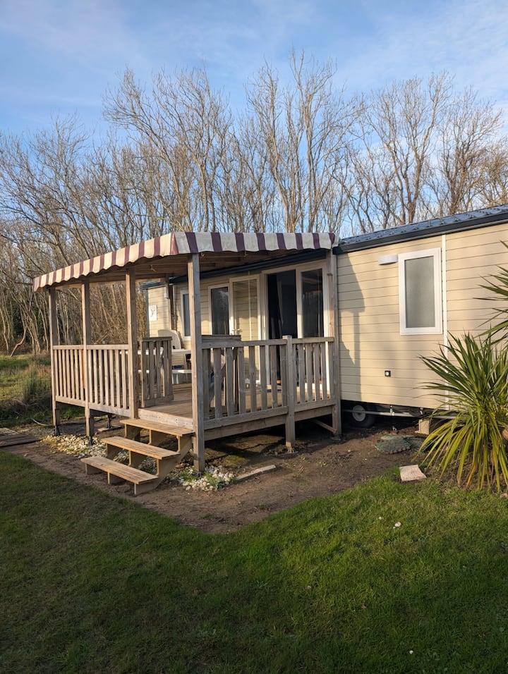 Mobil Home Climatisé 
Camping 5* - Île d'Oléron
