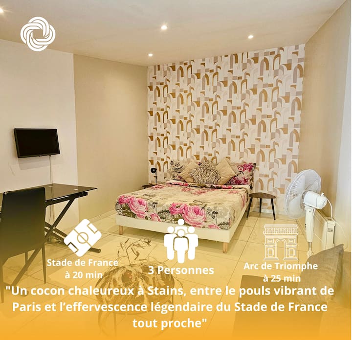 Charmant Studio à 25min De Paris Et 20min Du Sdf - Stains